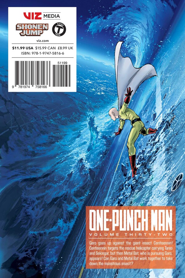 One-Punch Man, Vol. 32 | Book by ONE, Yusuke Murata | Official Publisher Page | Simon & Schuster