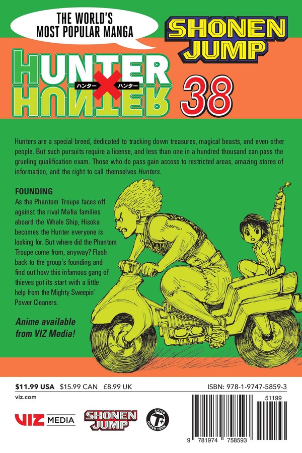 Hunter x Hunter, Vol. 38 | Book by Yoshihiro Togashi | Official ...