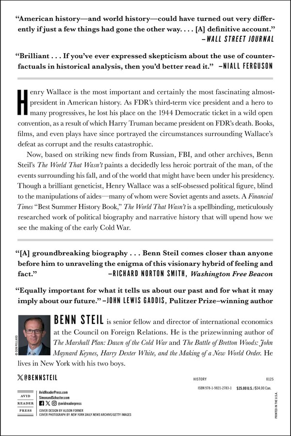 The World That Wasn't | Book by Benn Steil | Official Publisher Page ...