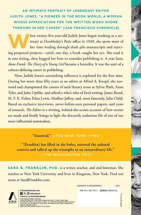 The Editor | Book by Sara B. Franklin | Official Publisher Page | Simon ...