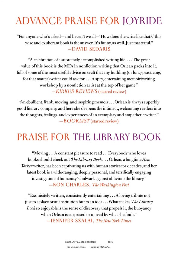 Joyride | Book by Susan Orlean | Official Publisher Page | Simon & Schuster