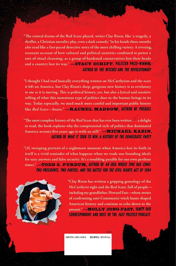 Red Scare | Book by Clay Risen | Official Publisher Page | Simon & Schuster