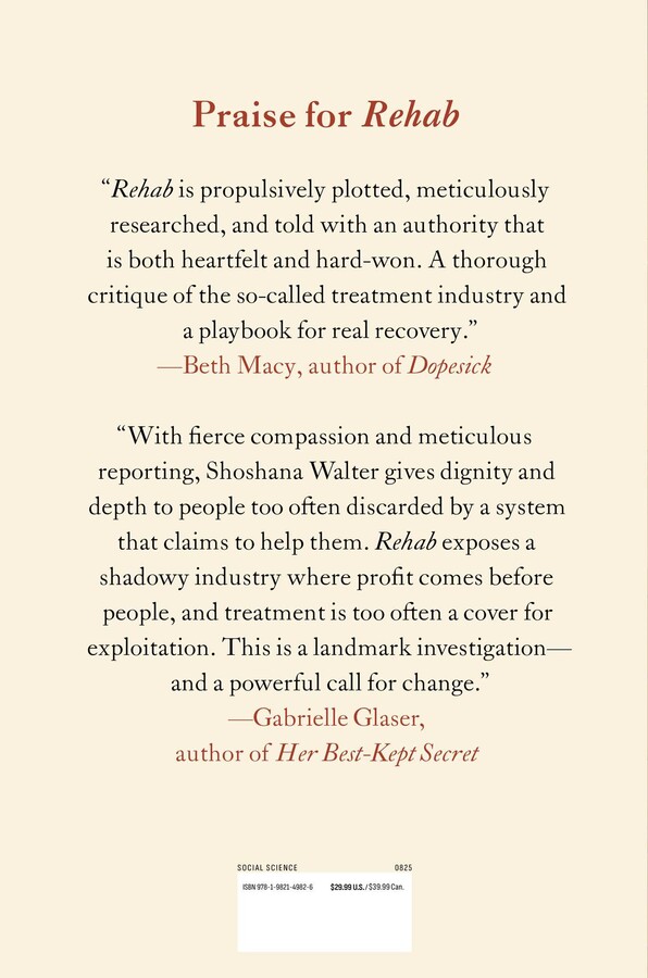 Rehab | Book by Shoshana Walter | Official Publisher Page | Simon ...