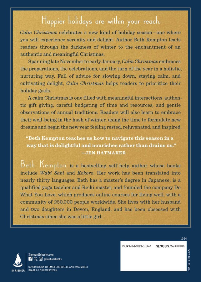Calm Christmas and a Happy New Year | Book by Beth Kempton | Official ...