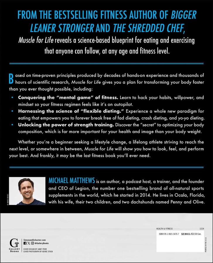 Muscle for Life | Book by Michael Matthews | Official Publisher Page ...
