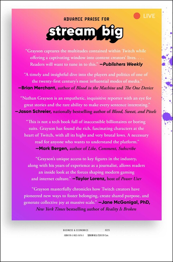 Stream Big | Book by Nathan Grayson | Official Publisher Page | Simon ...