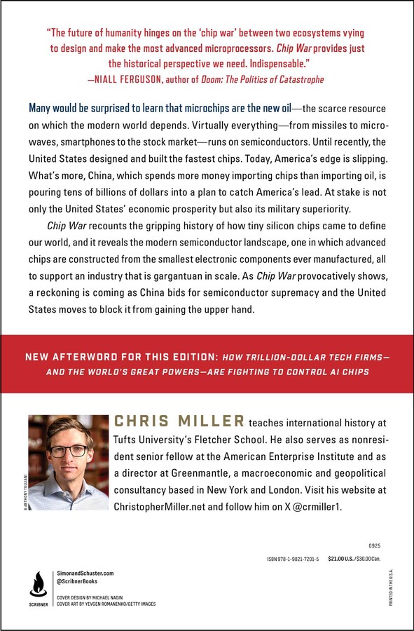 Chip War | Book by Chris Miller | Official Publisher Page | Simon ...