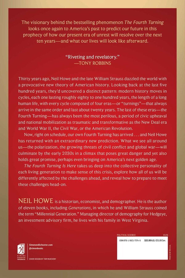 The Fourth Turning Is Here | Book by Neil Howe | Official Publisher ...
