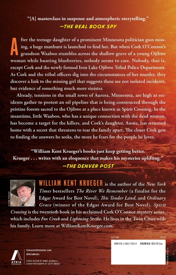 Spirit Crossing | Book by William Kent Krueger | Official Publisher ...