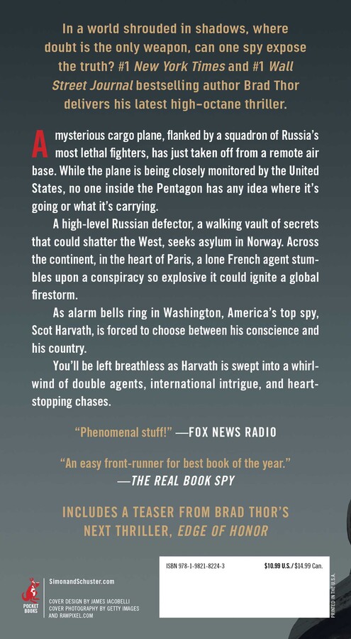 Shadow of Doubt | Book by Brad Thor | Official Publisher Page | Simon ...