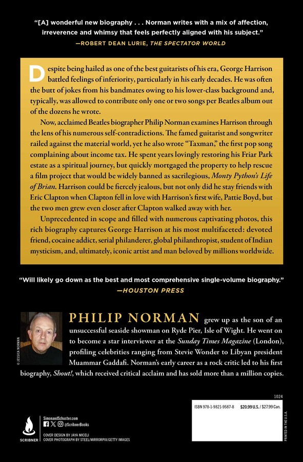 George Harrison | Book by Philip Norman | Official Publisher Page ...