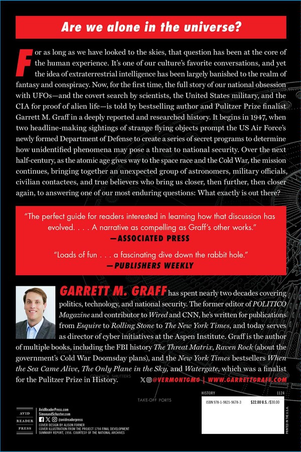 UFO | Book by Garrett M. Graff | Official Publisher Page | Simon ...
