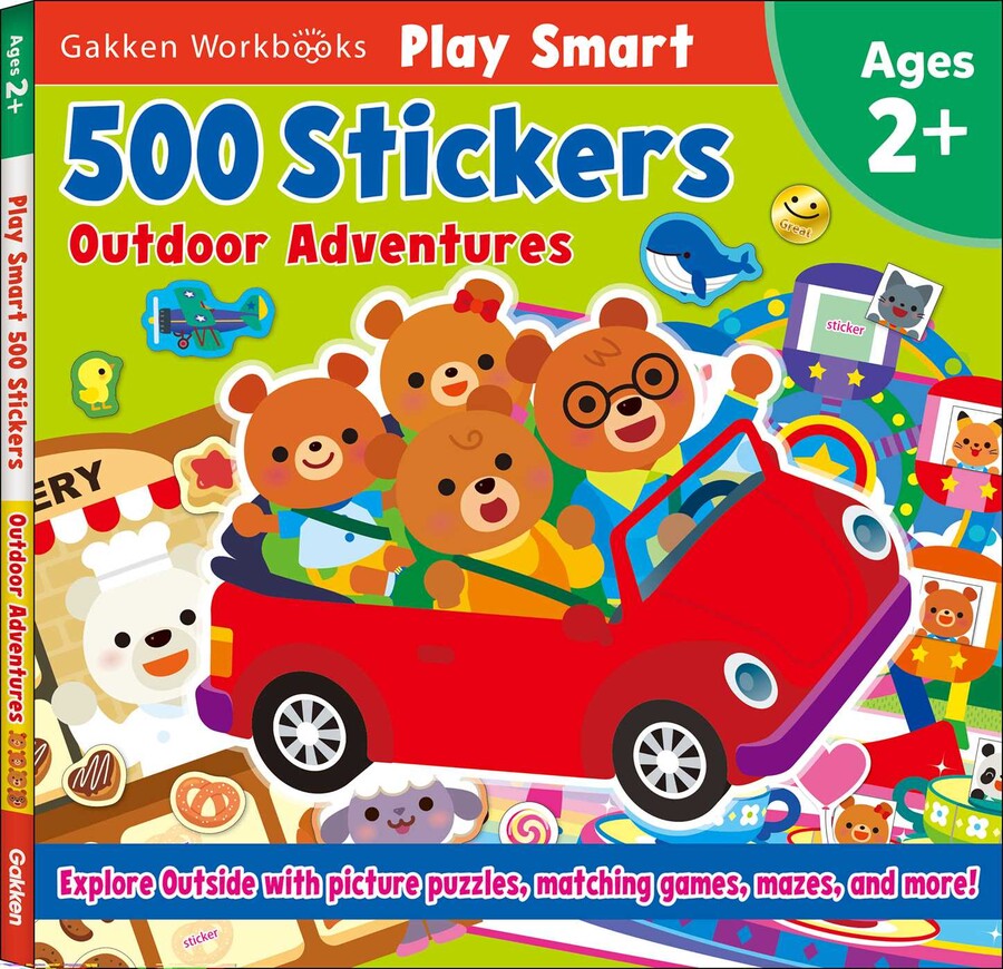 Play Smart 500 Stickers Outdoor Adventures | Book by Gakken early ...