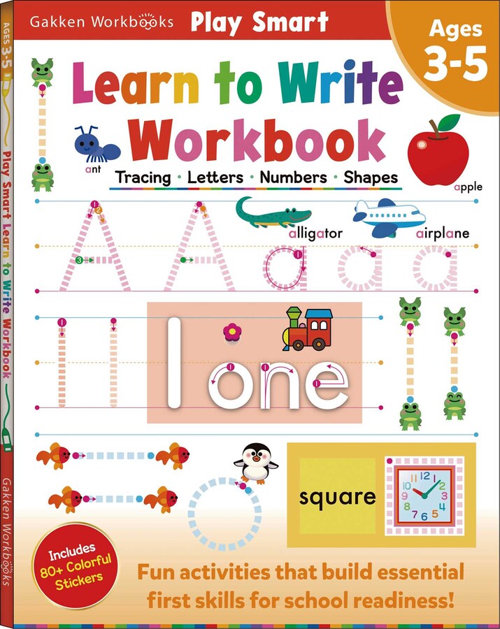 Play Smart Learn to Write Workbook | Book by Gakken early childhood ...