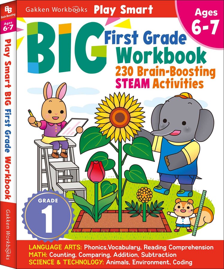 Play Smart BIG First Grade Workbook | Book by Gakken early childhood ...