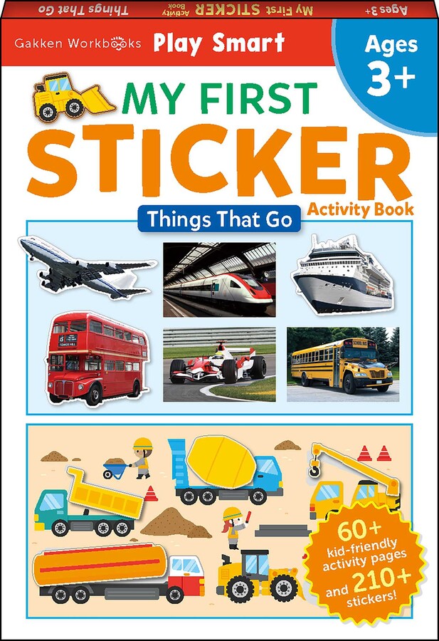 My First STICKER Activity Book Things That Go | Book by Gakken early ...