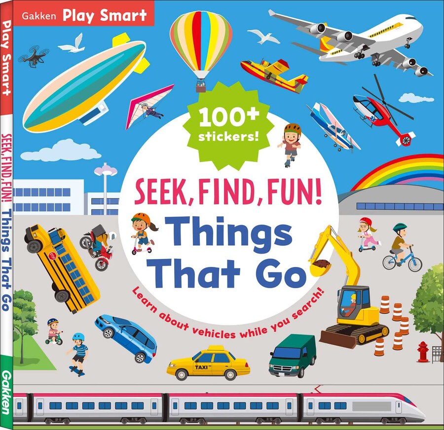 SEEK, FIND, FUN! Things That Go | Book by Gakken early childhood ...