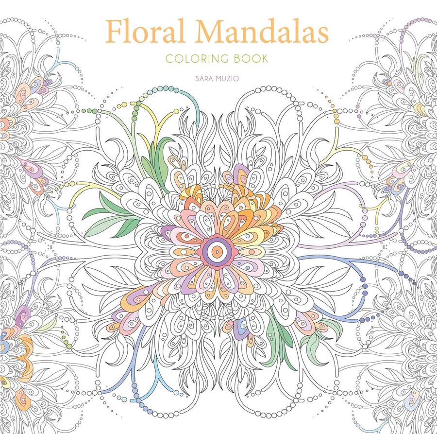 Floral Mandalas Coloring Book | Book by Sara Muzio | Official Publisher ...