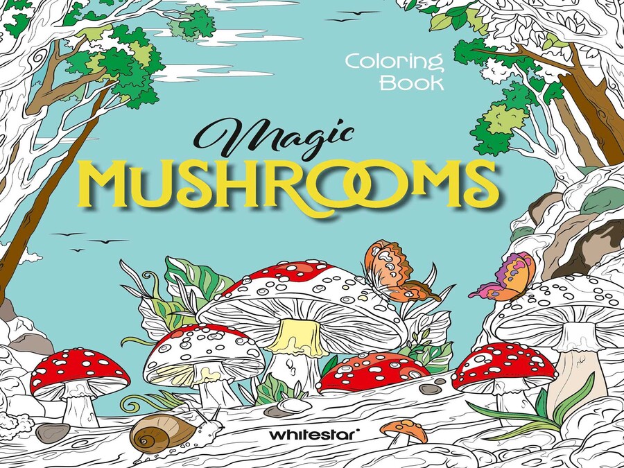 Magic Mushrooms Coloring Book | Book by Paola Piacco | Official ...