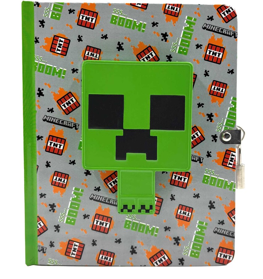 Minecraft: Creeper Squishy Lock & Key Diary | Book by Insight Editions ...