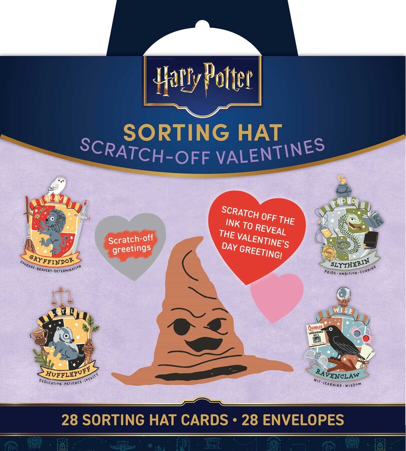 Harry Potter: Sorting Hat Scratch-Off Valentines - Book Summary & Video ...