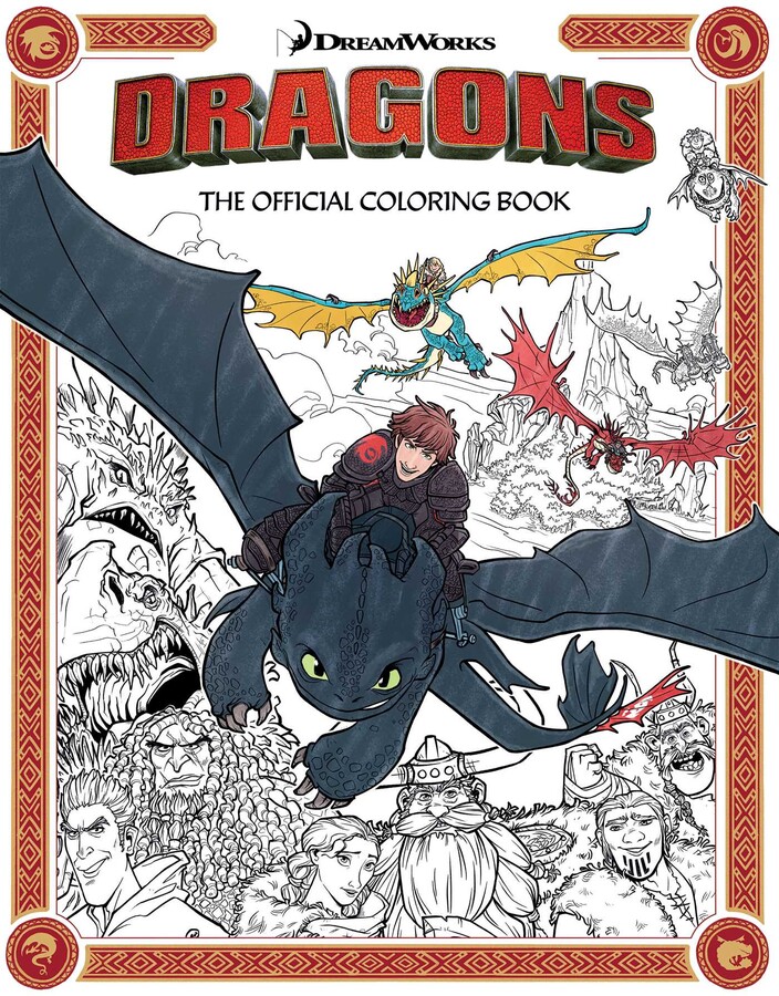 DreamWorks Dragons: The Official Coloring Book | Book by Insight ...