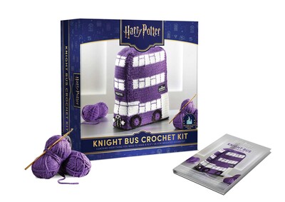 Harry Potter: Knight Bus Doorstop Crochet Kit - Book Summary & Video ...