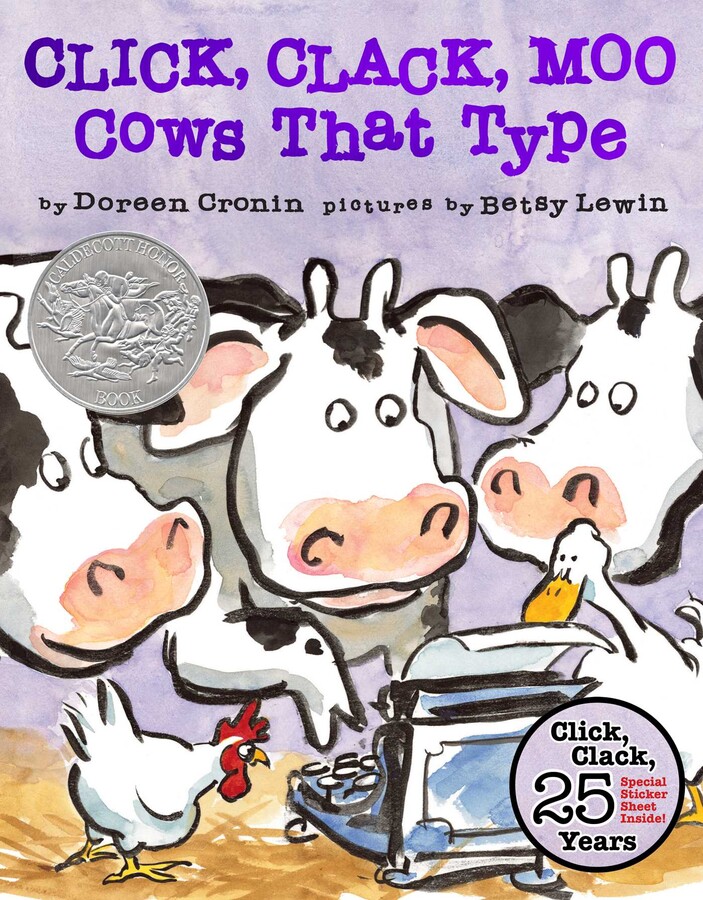 Click, Clack, Moo (25th Anniversary Edition) | Book by Doreen Cronin ...