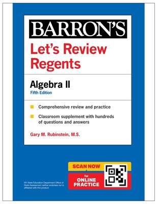 Let's Review Regents: Algebra II, Fifth Edition (Barron's New York ...