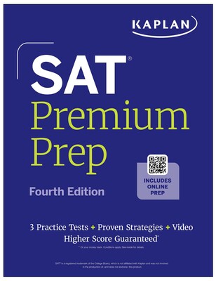 SAT Premium Prep | Book by Kaplan Test Prep | Official Publisher Page ...