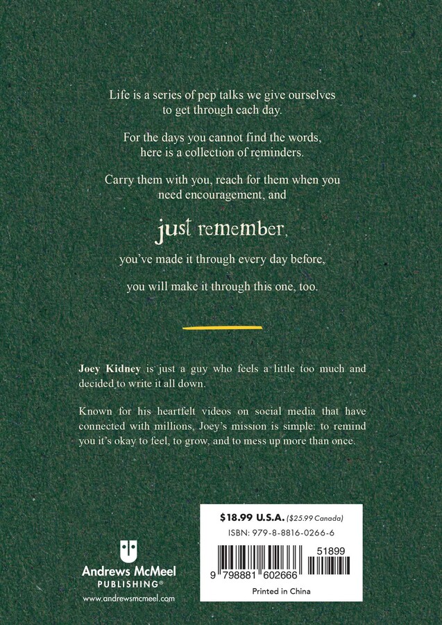 Just Remember | Book by Joey Kidney | Official Publisher Page | Simon ...