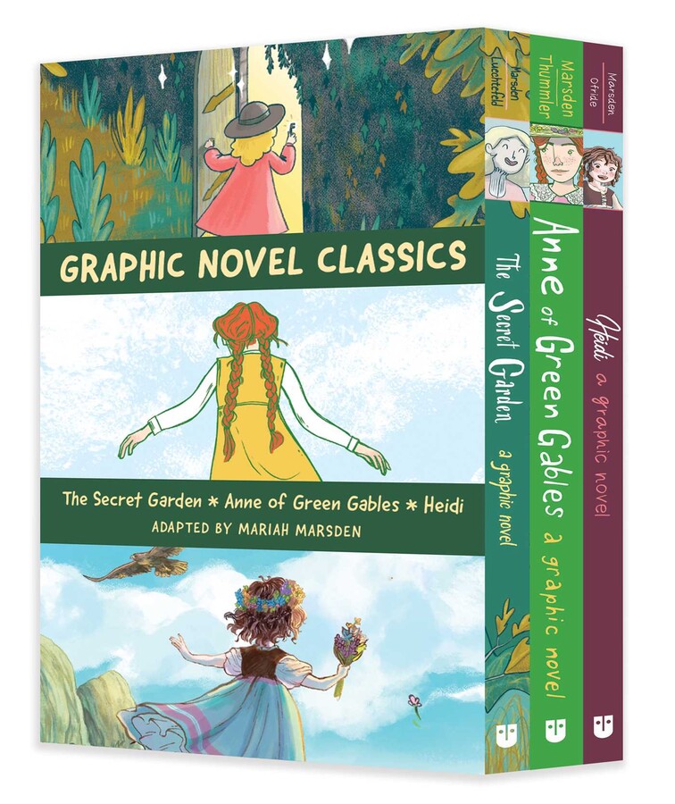 Graphic Novel Classics: The Secret Garden, Anne of Green Gables, and ...