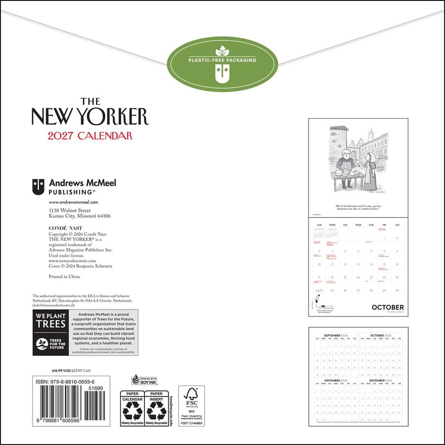Cartoons from The New Yorker 2027 Wall Calendar - Book Summary & Video ...