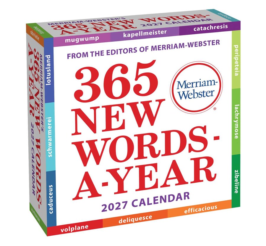 Merriam-Webster's 365 New Words-A-Year 2027 Day-to-Day Calendar - Book ...