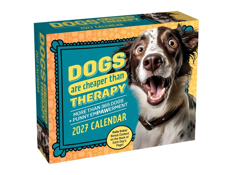 Dogs Are Cheaper Than Therapy 2027 Day-to-Day Calendar - Book Summary ...