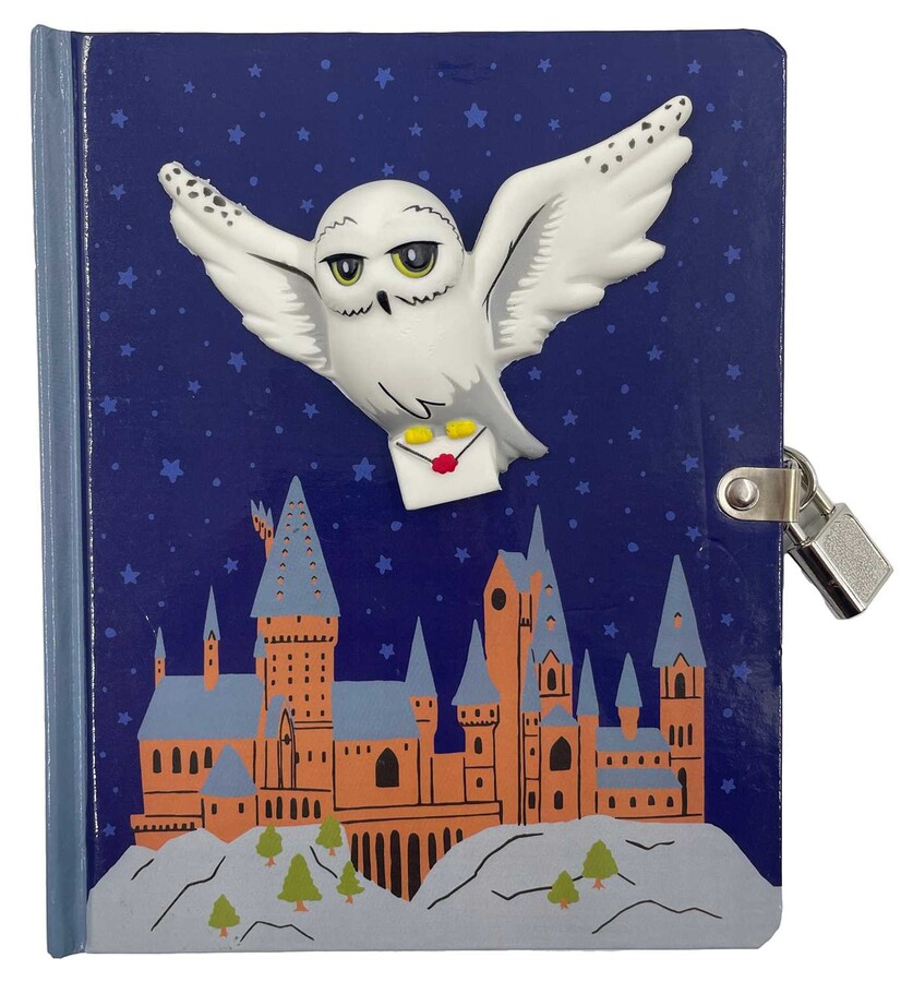 Harry Potter: Hedwig Squishy Lock & Key Diary | Book by Insight ...