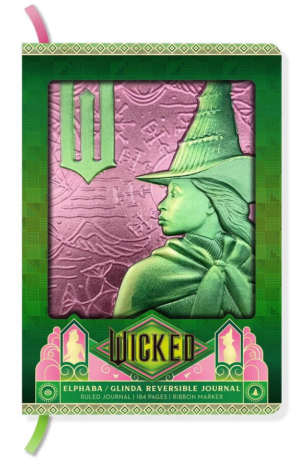 Wicked: Elphaba / Glinda Reversible Sculpted Journal | Book by Insight ...