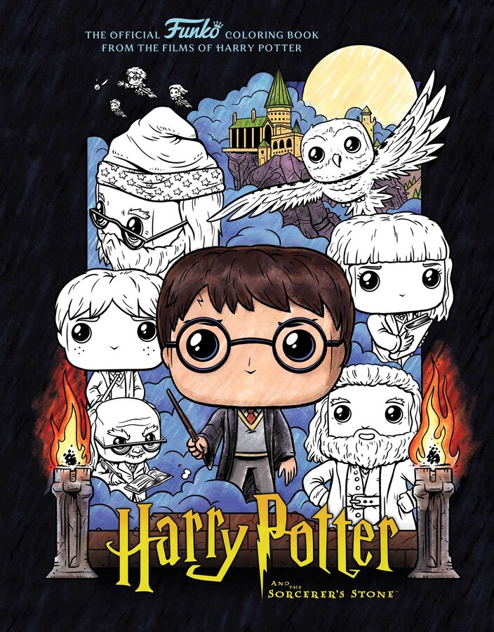 Funko Pop! Harry Potter and the Sorcerer's Stone: The Official Coloring ...