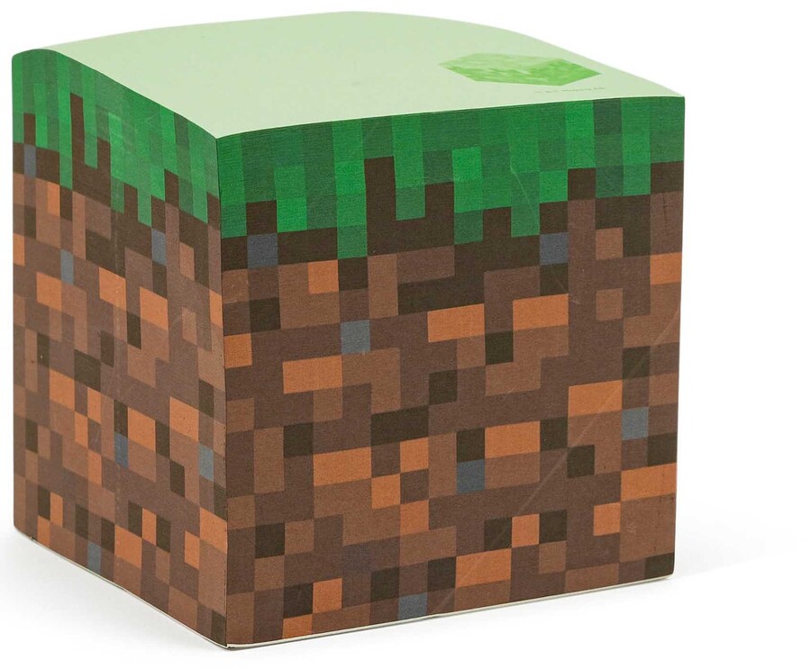 Minecraft: Grass Block Sticky Note Cube | Book by Insight Editions ...