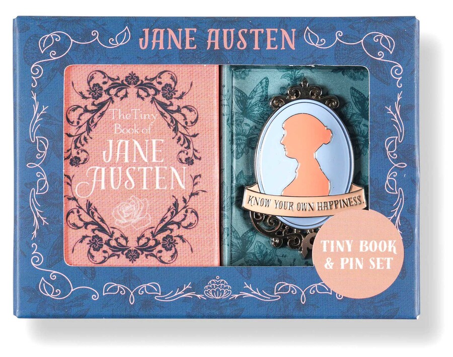Jane Austen Tiny Book and Pin Set - Book Summary & Video | Official ...
