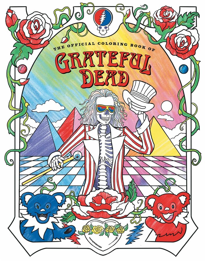 The Official Coloring Book of Grateful Dead | Book by Erin Cadigan ...