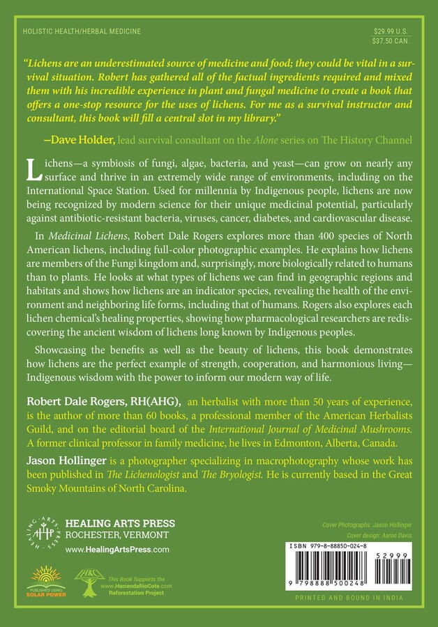 Medicinal Lichens | Book by Robert Dale Rogers, Jason Hollinger ...