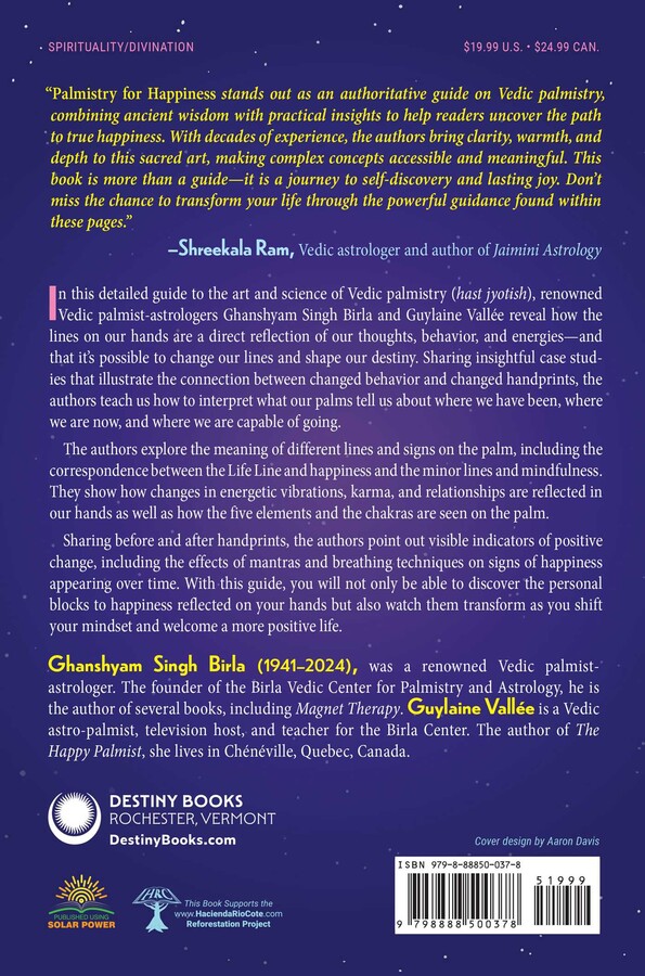 Palmistry for Happiness | Book by Ghanshyam Singh Birla, Guylaine ...
