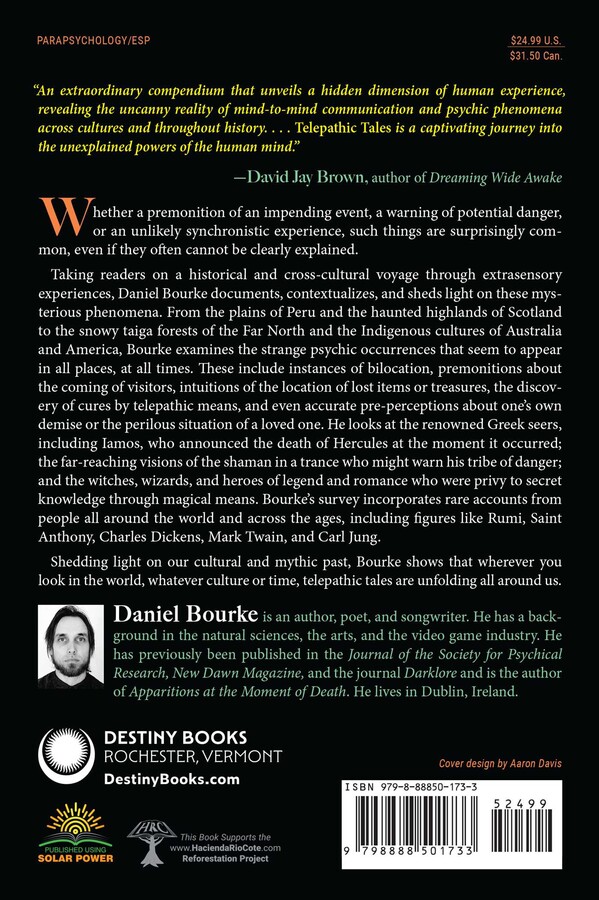 Telepathic Tales | Book by Daniel Bourke, Gregory Shushan | Official ...