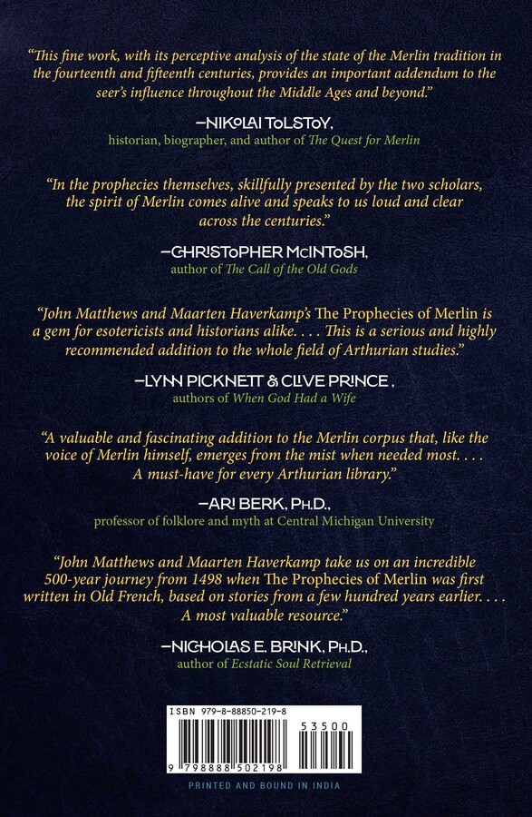 The Prophecies of Merlin | Book by John Matthews, Maarten Haverkamp, R ...