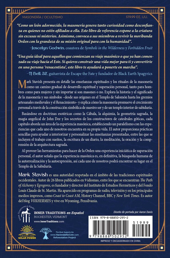 El camino de la masonería | Book by Mark Stavish, Arturo de Hoyos, Lon ...