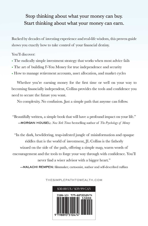 The Simple Path To Wealth Revised And Expanded 2025 Edition Book By