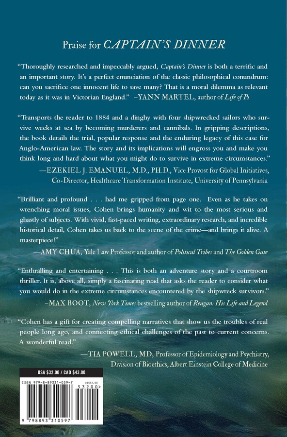 Captain's Dinner | Book by Adam Cohen | Official Publisher Page | Simon ...