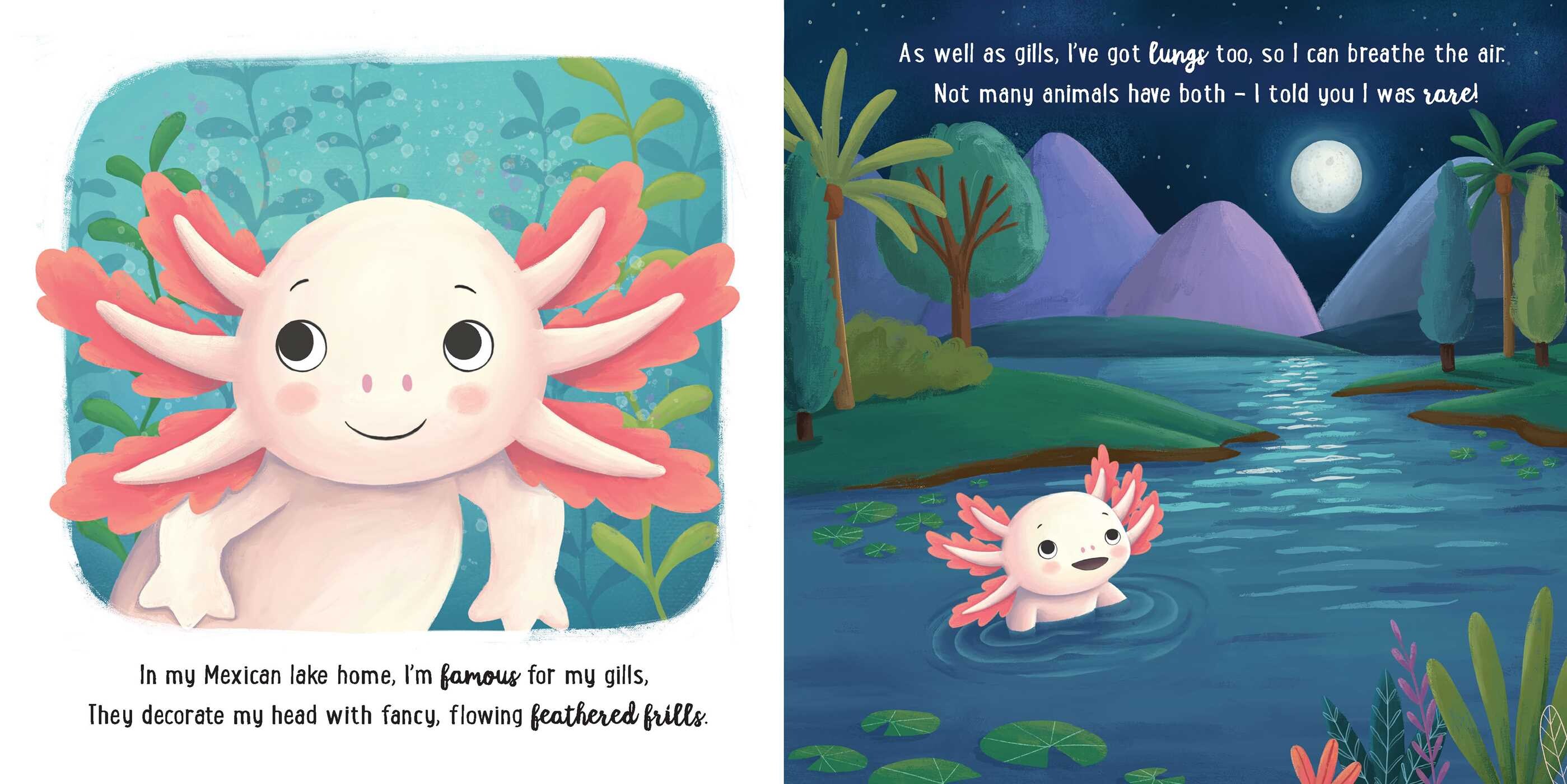 I Love Being an Axolotl: Padded Board Book | Book by Em Bruce, Natalie ...