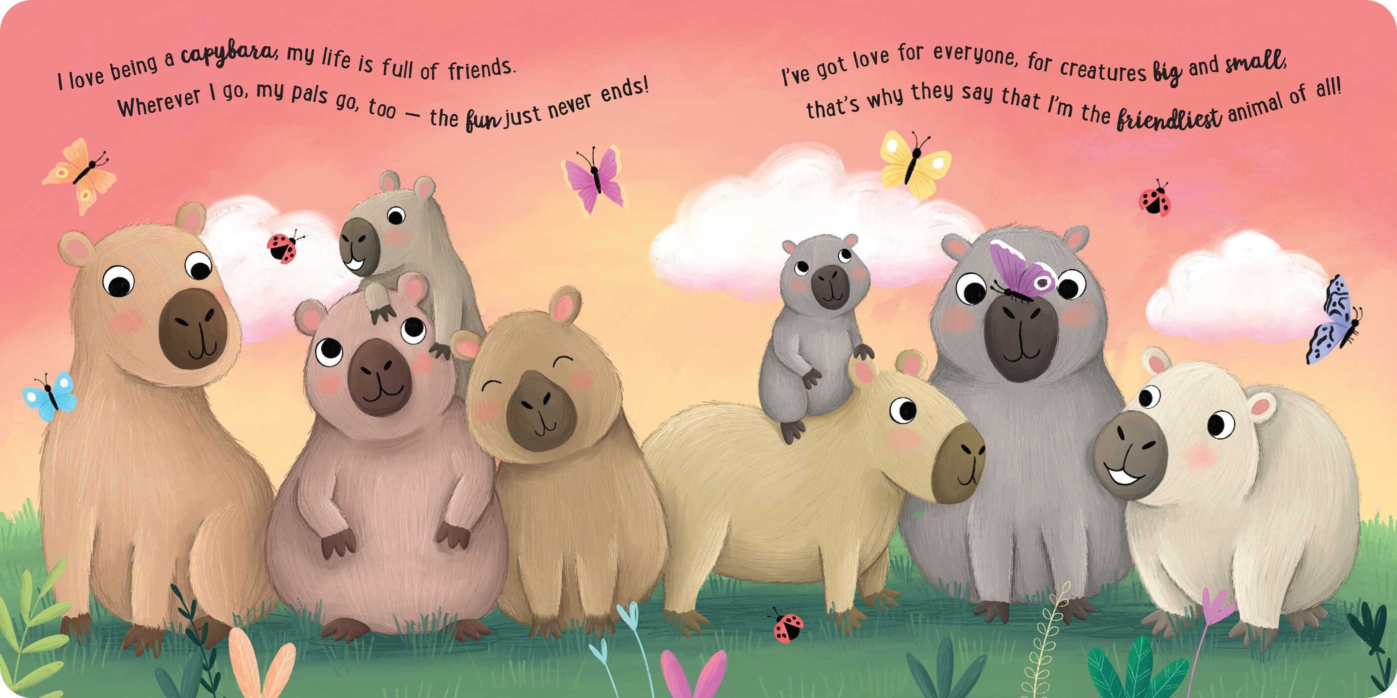 I Love Being a Capybara: Padded Board Book | Book by Em Bruce, Natalie ...